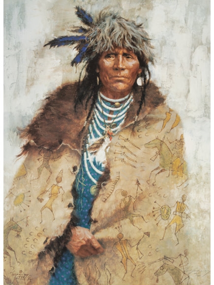 Howard Terpning | Apache Fire Makers | MutualArt