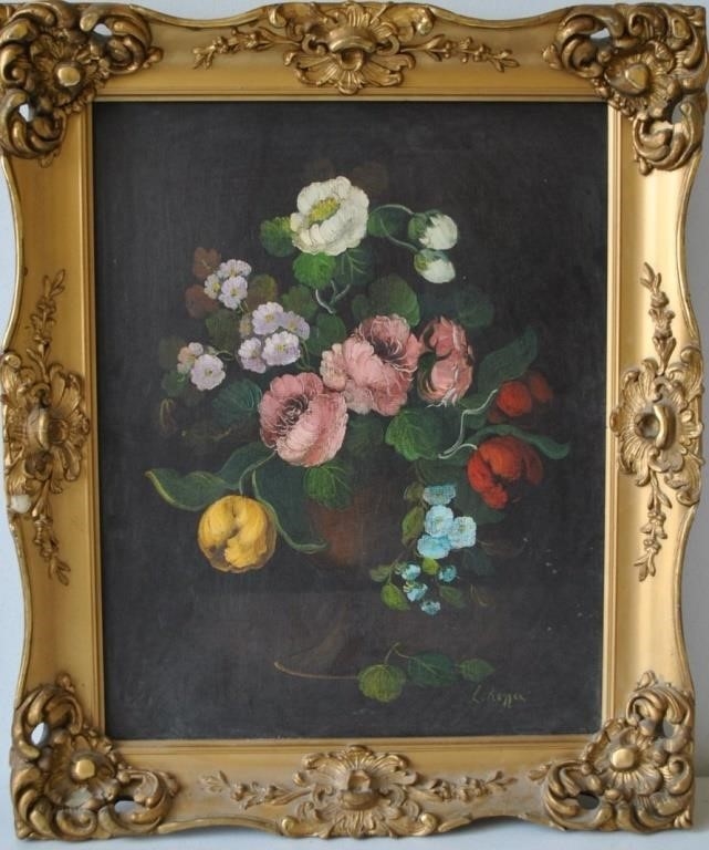 L. Ruggeri | Original Floral Still Life (Mid 20th Century) | MutualArt