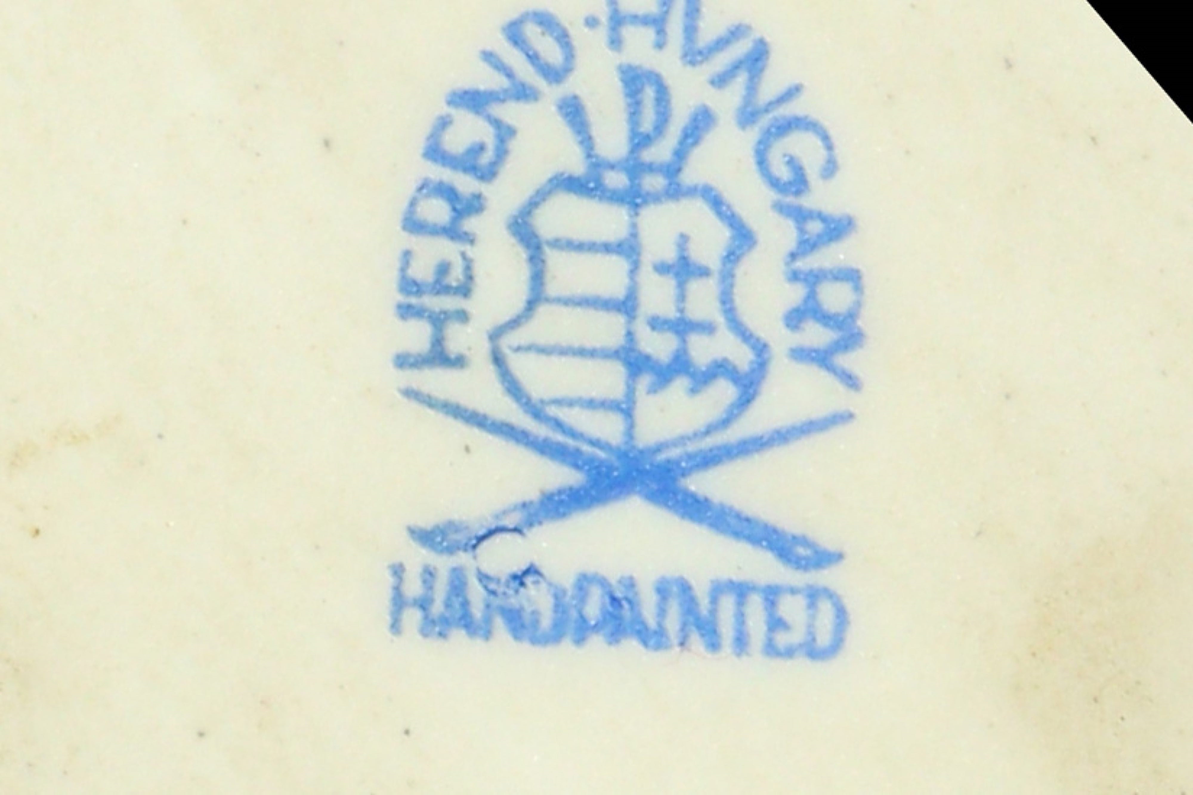 Herend Porcelain Factory | A group of two Herend porcelain birds ...