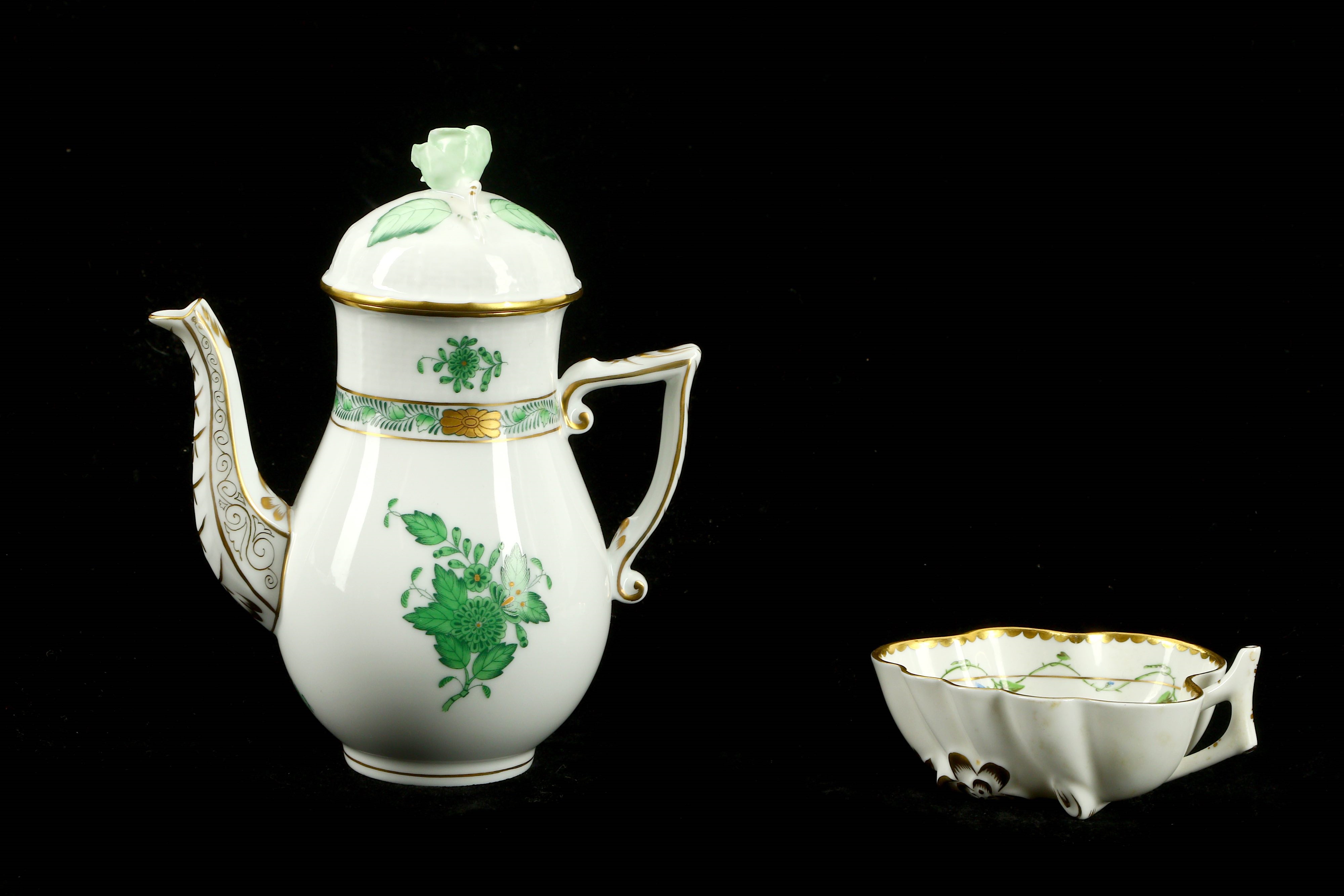 Herend Porcelain Factory | Two Works: A Herend porcelain miniature ...
