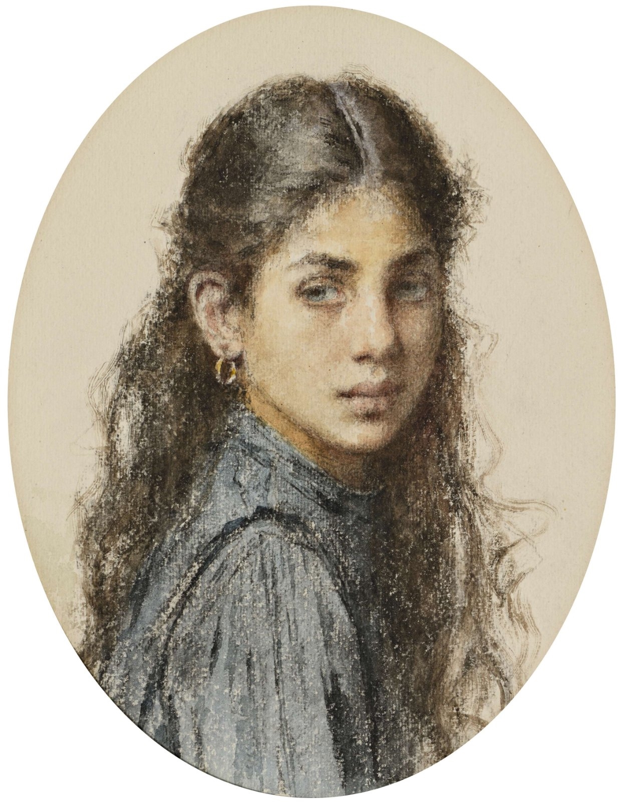 Alexej Harlamoff | Portrait de jeune fille ( nièce de Alexei Harlamoff ...
