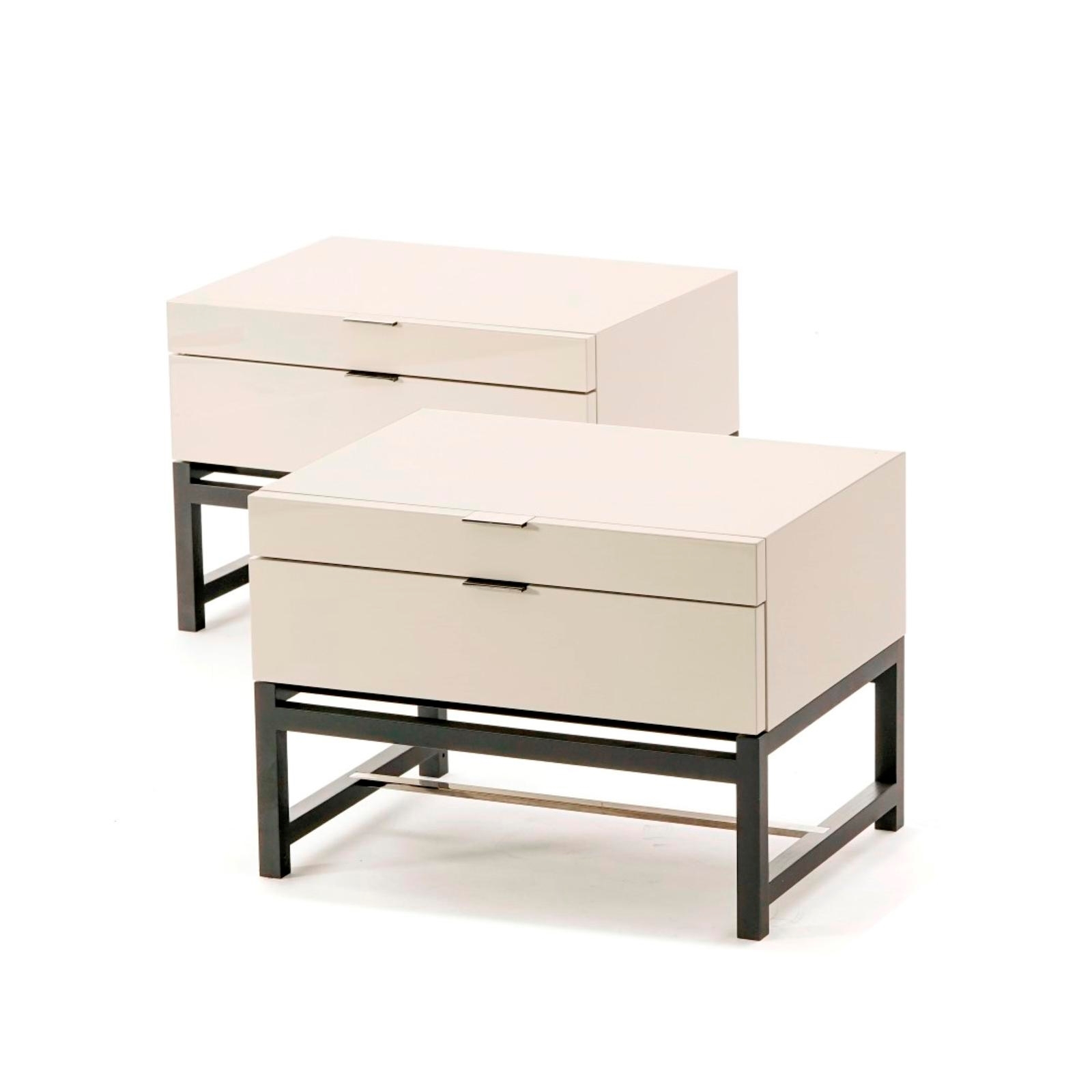 Rodolfo Dordoni | Two works: Paire de tables de chevet Harvey | MutualArt