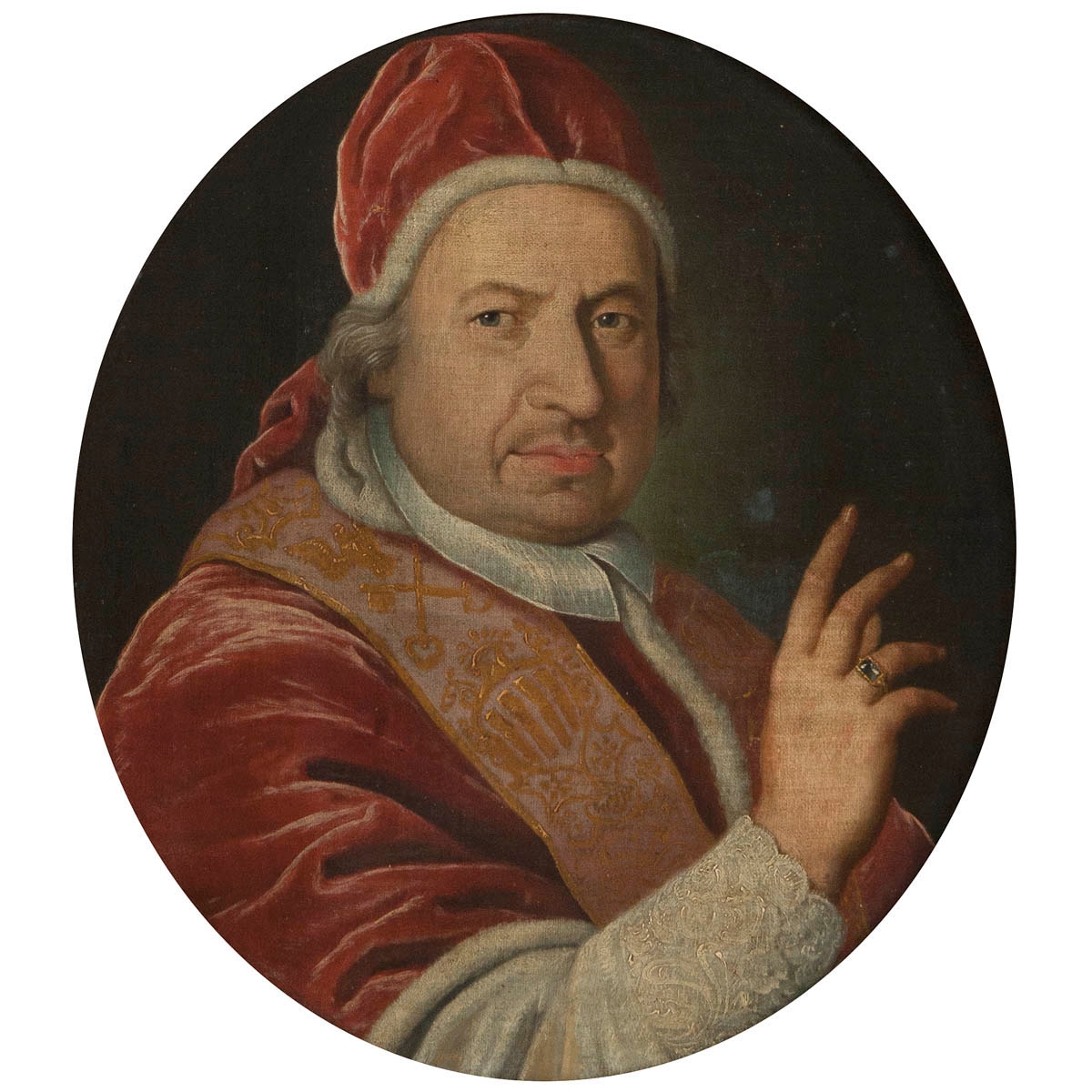 Pierre Subleyras | Portrait of Pope Benedict XIV (1741) | MutualArt