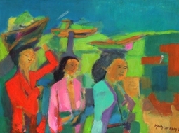 Mochtar Apin | Komposisi Diagonal (1986) | MutualArt