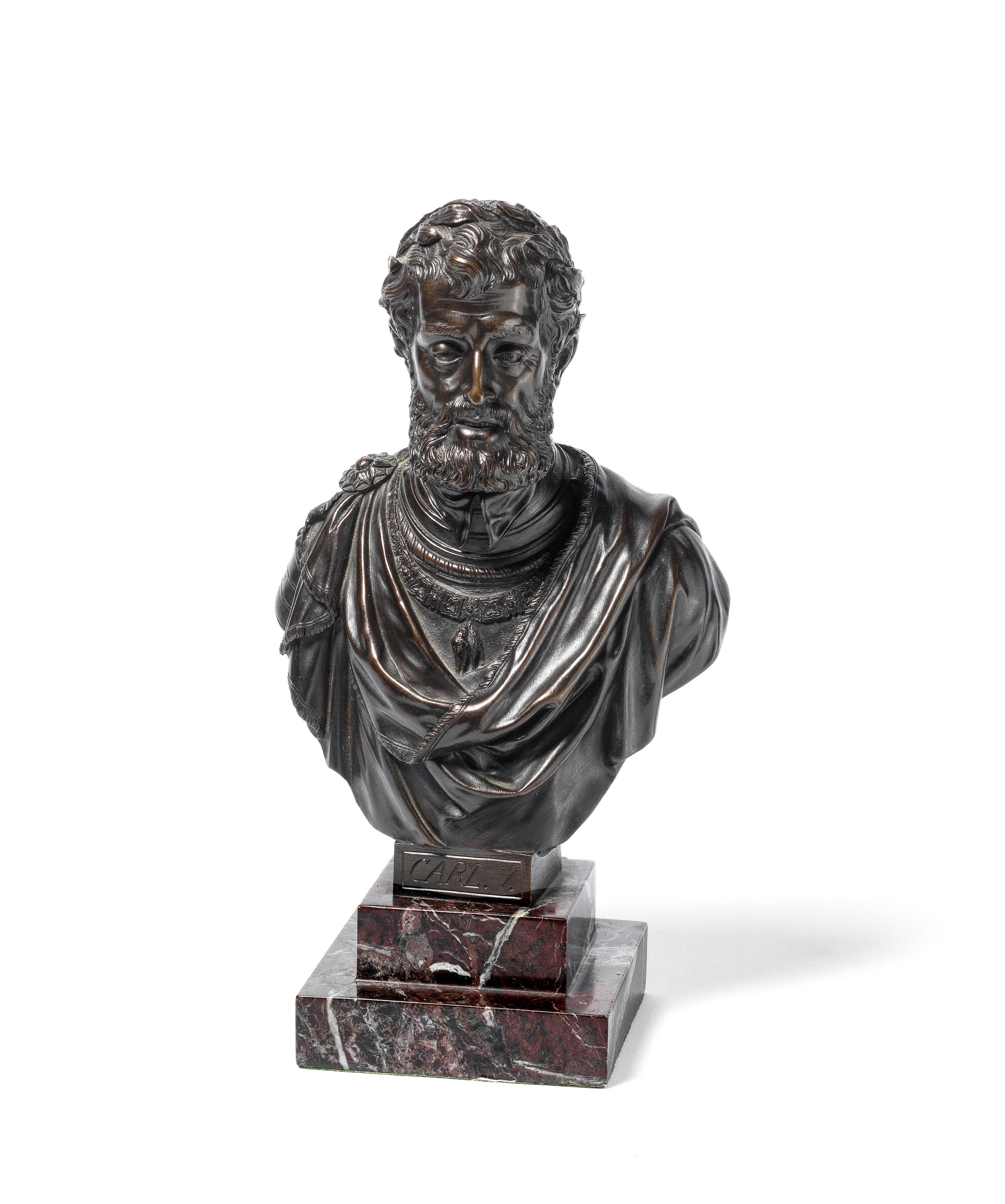 Leone Leoni | A 19th century patinated bronze portrait bust of Charles ...