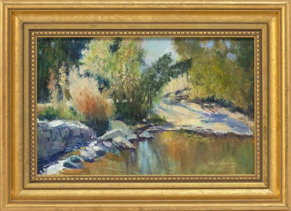 Noel Weber | Landscape with a pond | MutualArt