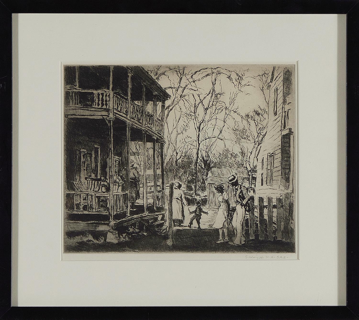 George Hand Wright | At the Back Porch | MutualArt