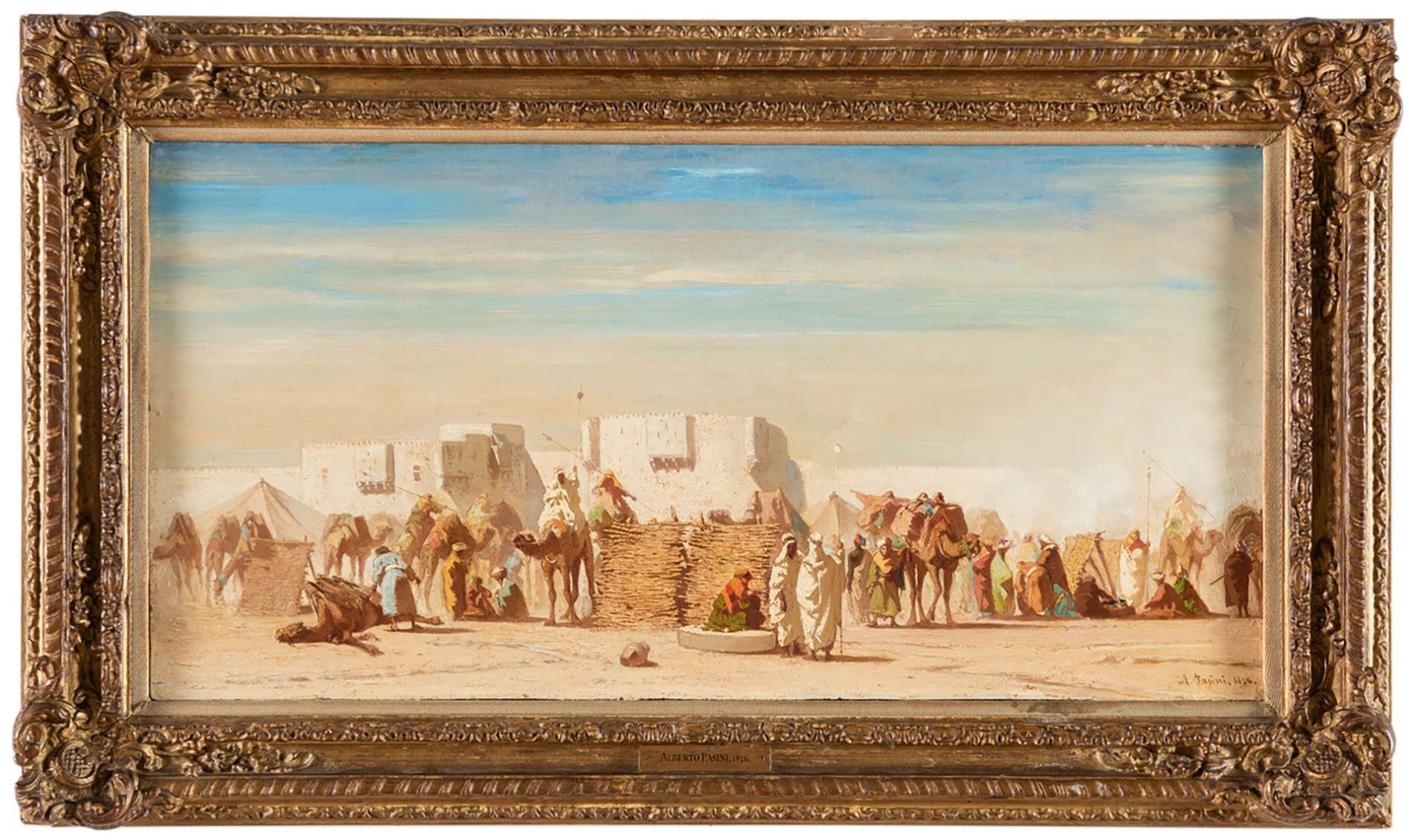 Alberto Pasini | Falcon Hunt (1865) | MutualArt