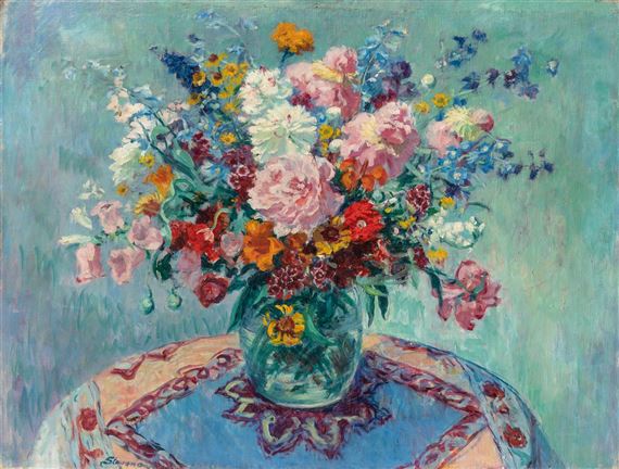 Maria Slavona | Sommerblumenstrauß | MutualArt