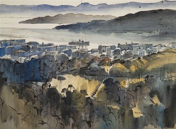 Peter McIntyre | Wellington Harbour | MutualArt