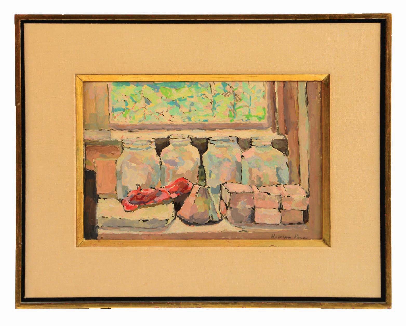 Herman Rose | STILL LIFE JARS AND WINDOW | MutualArt