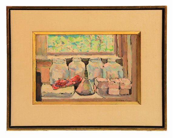 Herman Rose | STILL LIFE JARS AND WINDOW | MutualArt