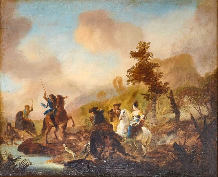 Austrian School, 18th Century | Chasse au daim | MutualArt