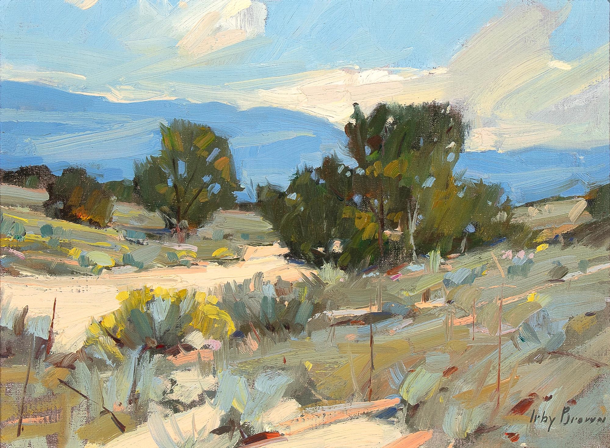 Irby Brown | Arroya With Mountains | MutualArt