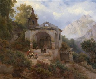 Karl Eduard Biermann | Capri (1843) | MutualArt