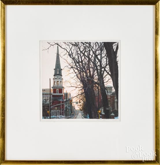 David Brumbach | Lancaster street scene | MutualArt