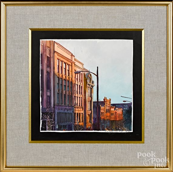 David Brumbach | Lancaster street scene | MutualArt