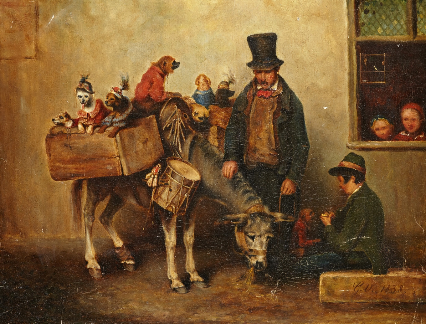 French School, 19th Century | Le saltimbanque (1838) | MutualArt