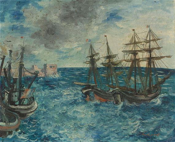 Wilhelm Kohlhoff | 8 Segelschiffe (Circa 1930) | MutualArt