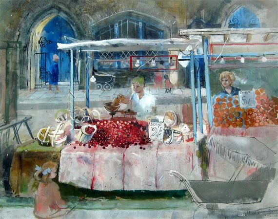 Hilda Chancellor Pope | Fruit Stand | MutualArt