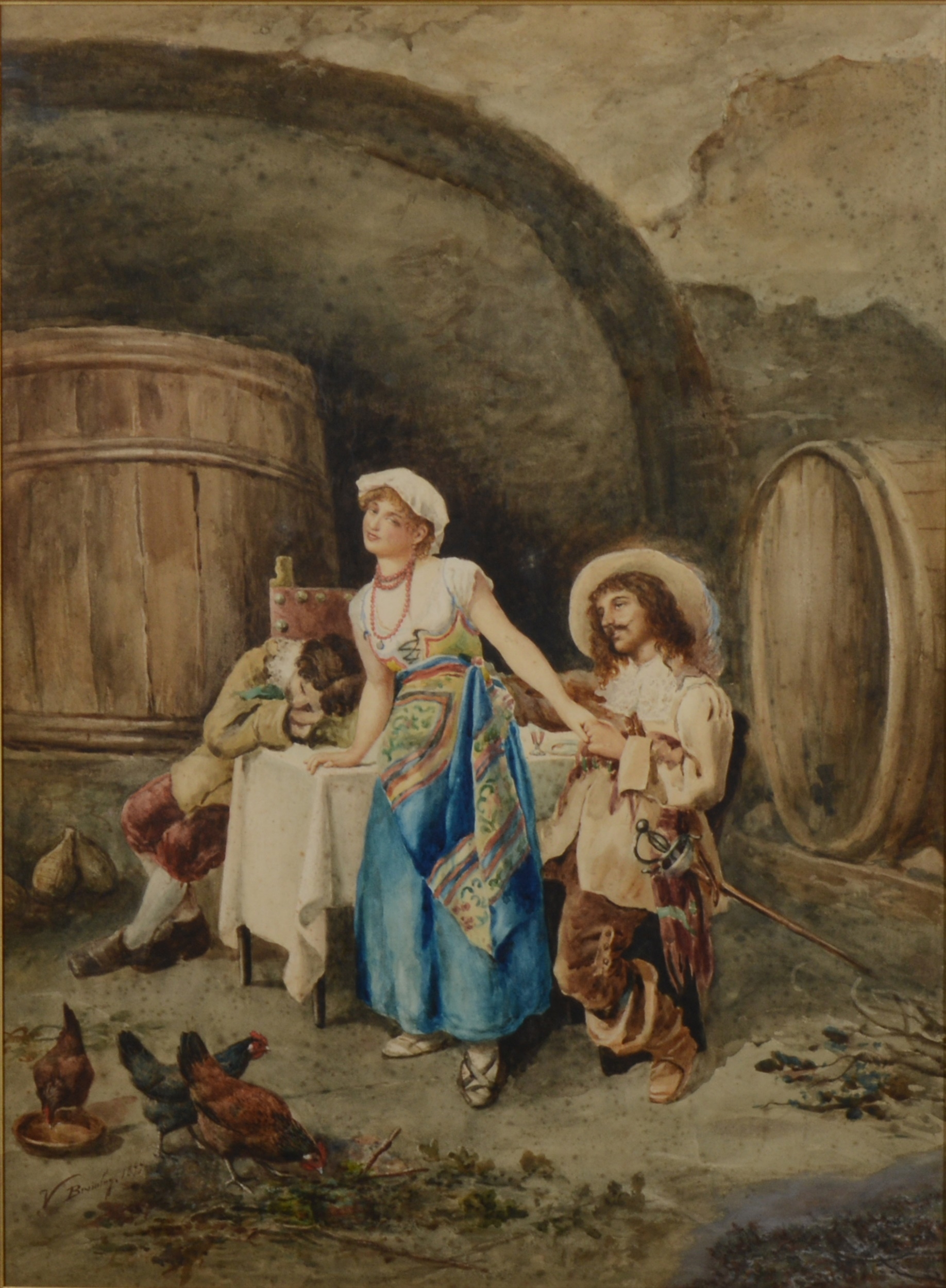 Valentine Walter Bromley | Crow Family on the Trail (1874) | MutualArt