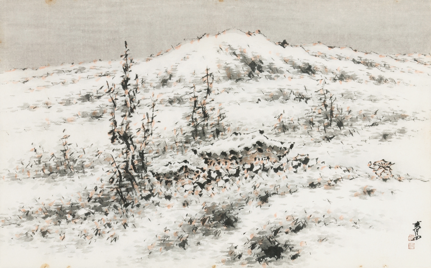 Lee Sang-Beom | 설경산수 雪景山水 | MutualArt