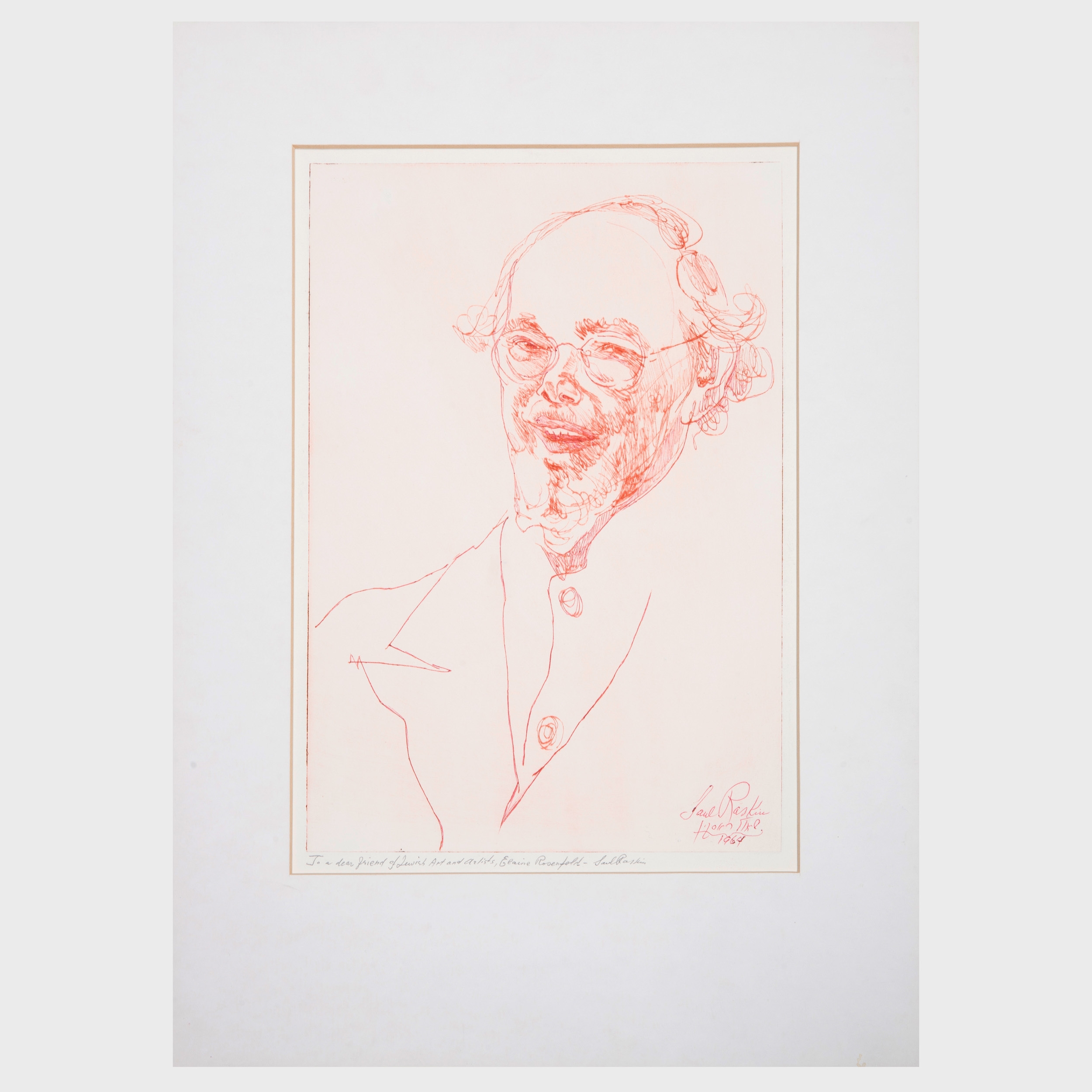 Saul Raskin | Portrait of a Man (1964) | MutualArt