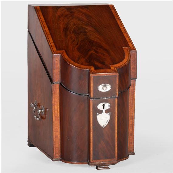 Charles Boyton | Edward VII Silver-Mounted Mahogany and Tulipwood Knife ...