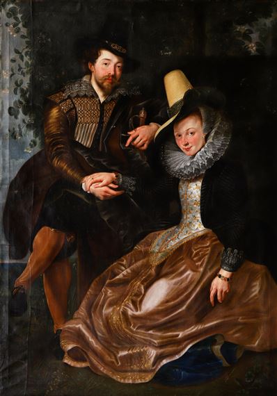 Peter Paul Rubens | Autorretrato con su esposa Isabel Brant. | MutualArt