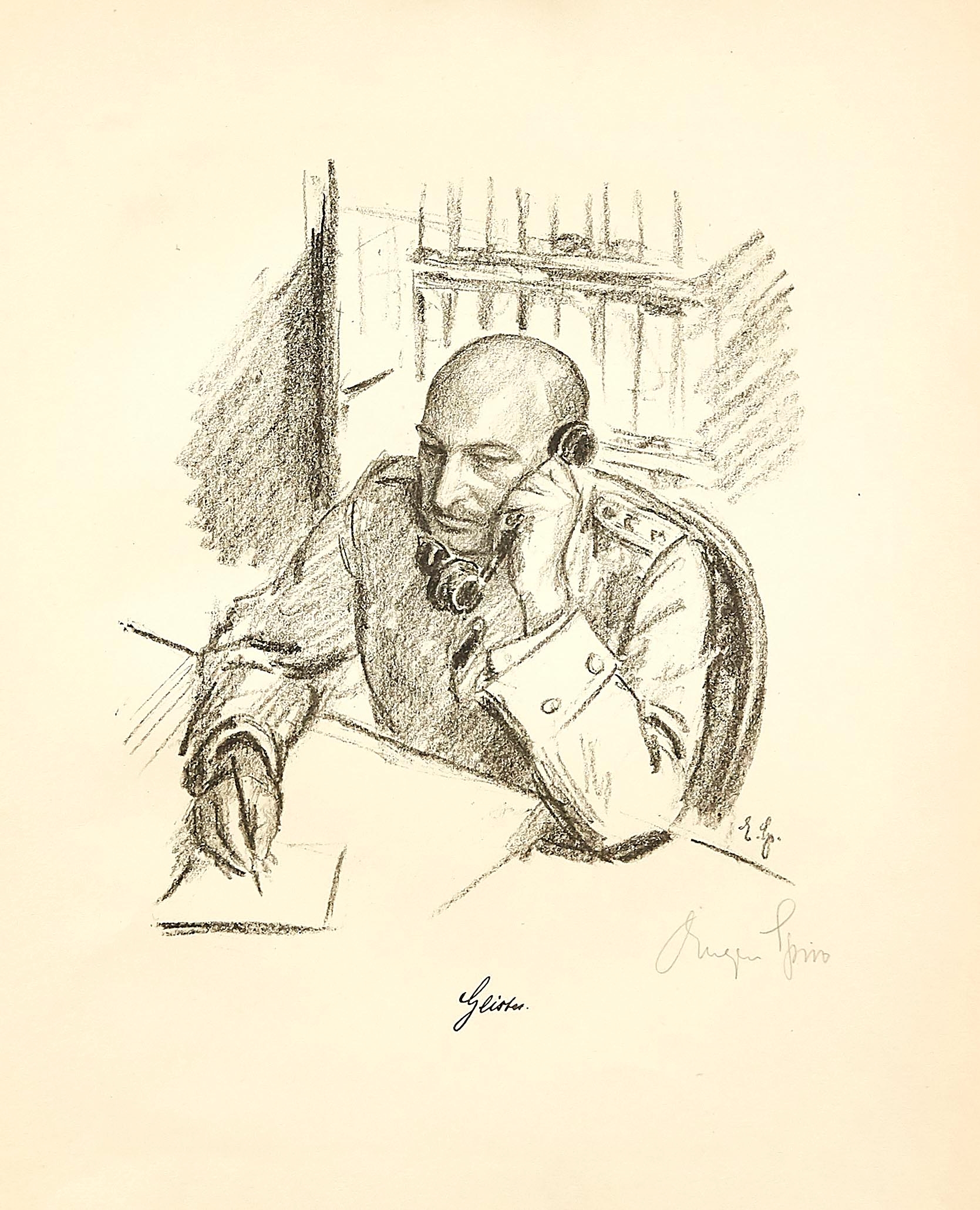 Eugen Spiro | 16 Works: Musiker-Lithos (1916 - 1922) | MutualArt