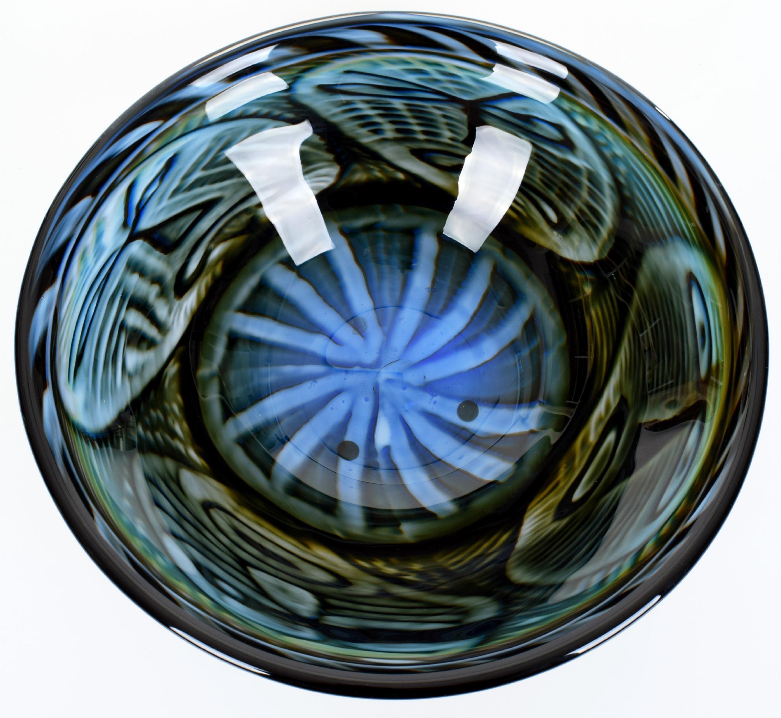 Jan Erik Ritzman | Bowl Unique Glass (1989) | MutualArt