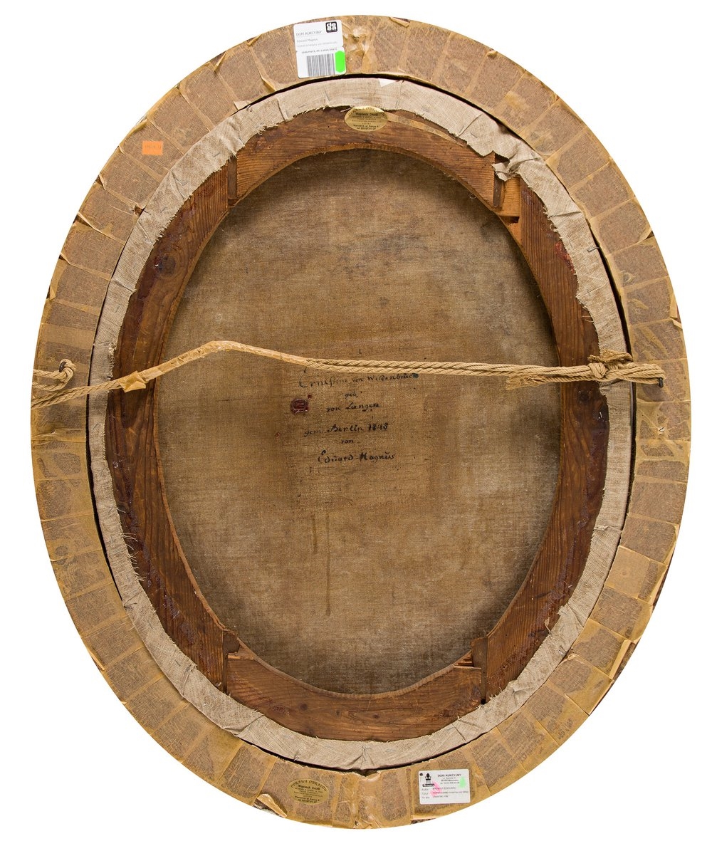 Eduard Magnus | Portrait of Ernestyna von Wildenbruch (1848) | MutualArt