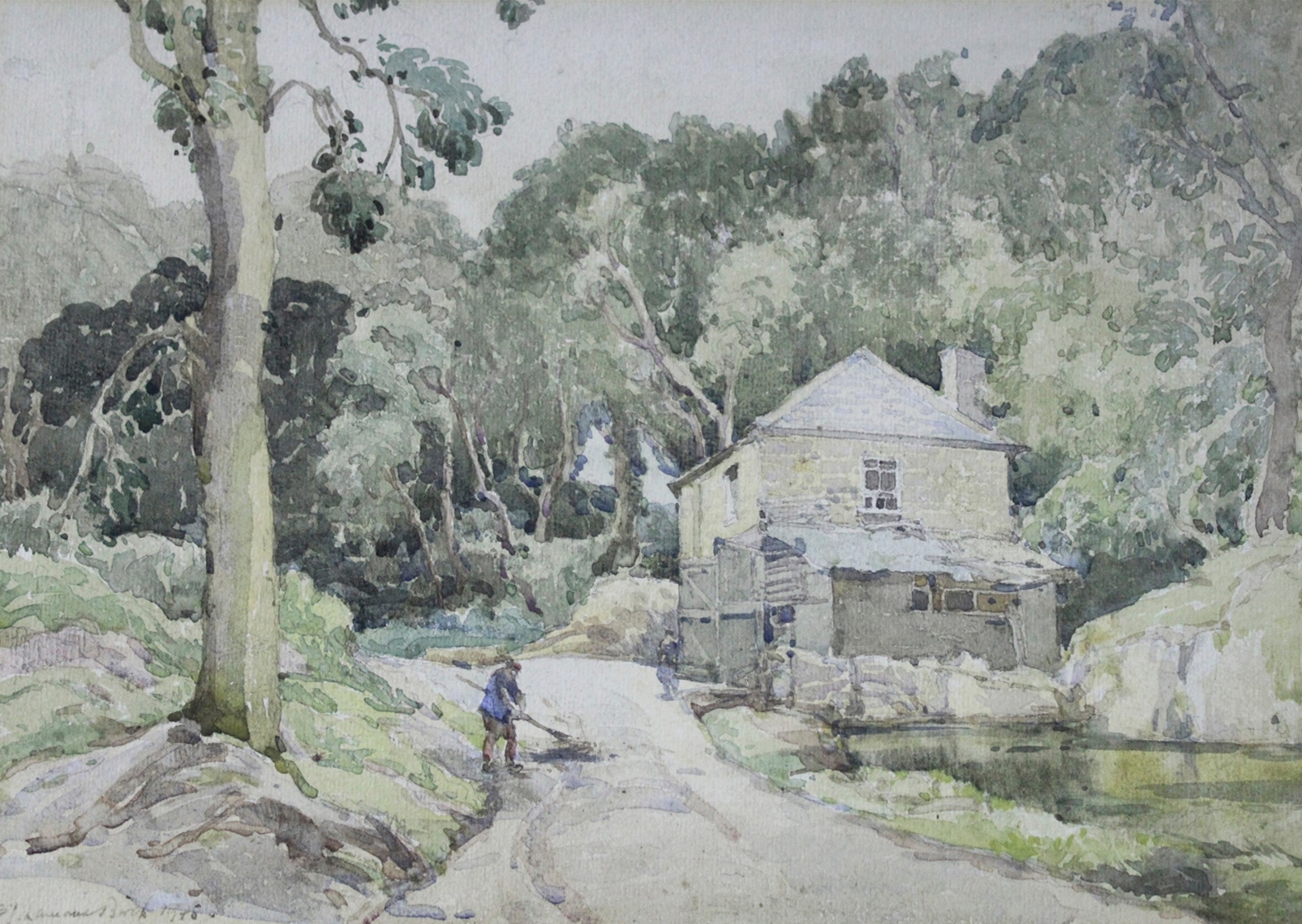 Samuel John Lamorna-Birch | HOSKING'S BARN, LAMORNA (1946) | MutualArt