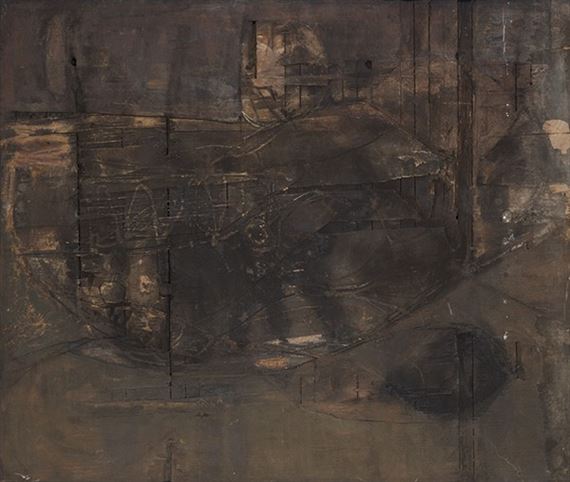Lucio Muñoz | Tabla 18 (1960) | MutualArt