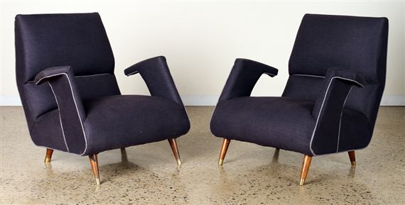 George Jetson | A pair of club chairs | MutualArt