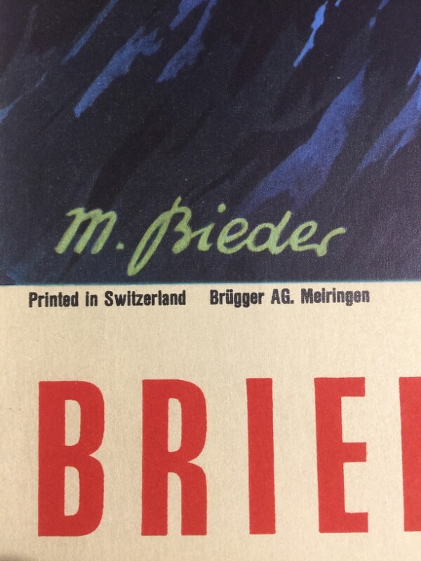 Max Bieder | Swiss tourist poster | MutualArt