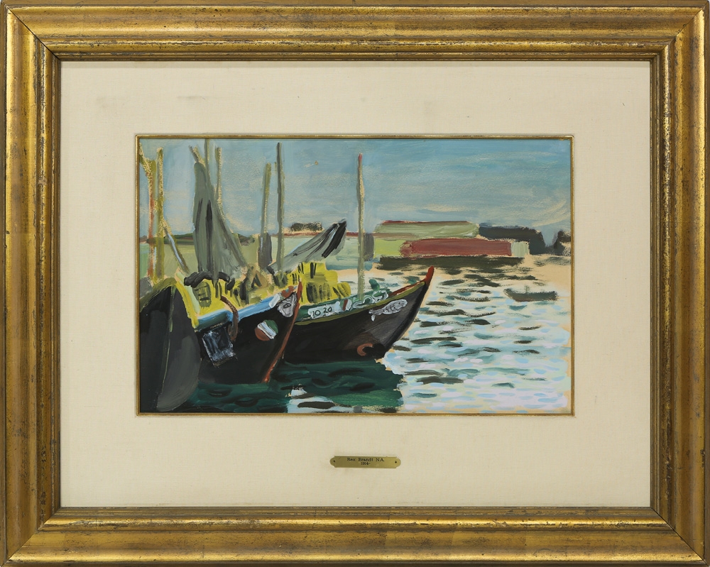 Rex Brandt | Ships at Sea, 1914 | MutualArt