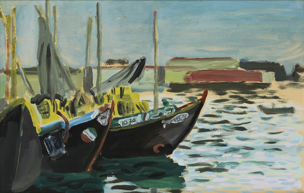 Rex Brandt | Ships at Sea, 1914 | MutualArt