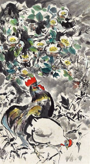Cheng Shifa | DOUBLE CHICKEN | MutualArt