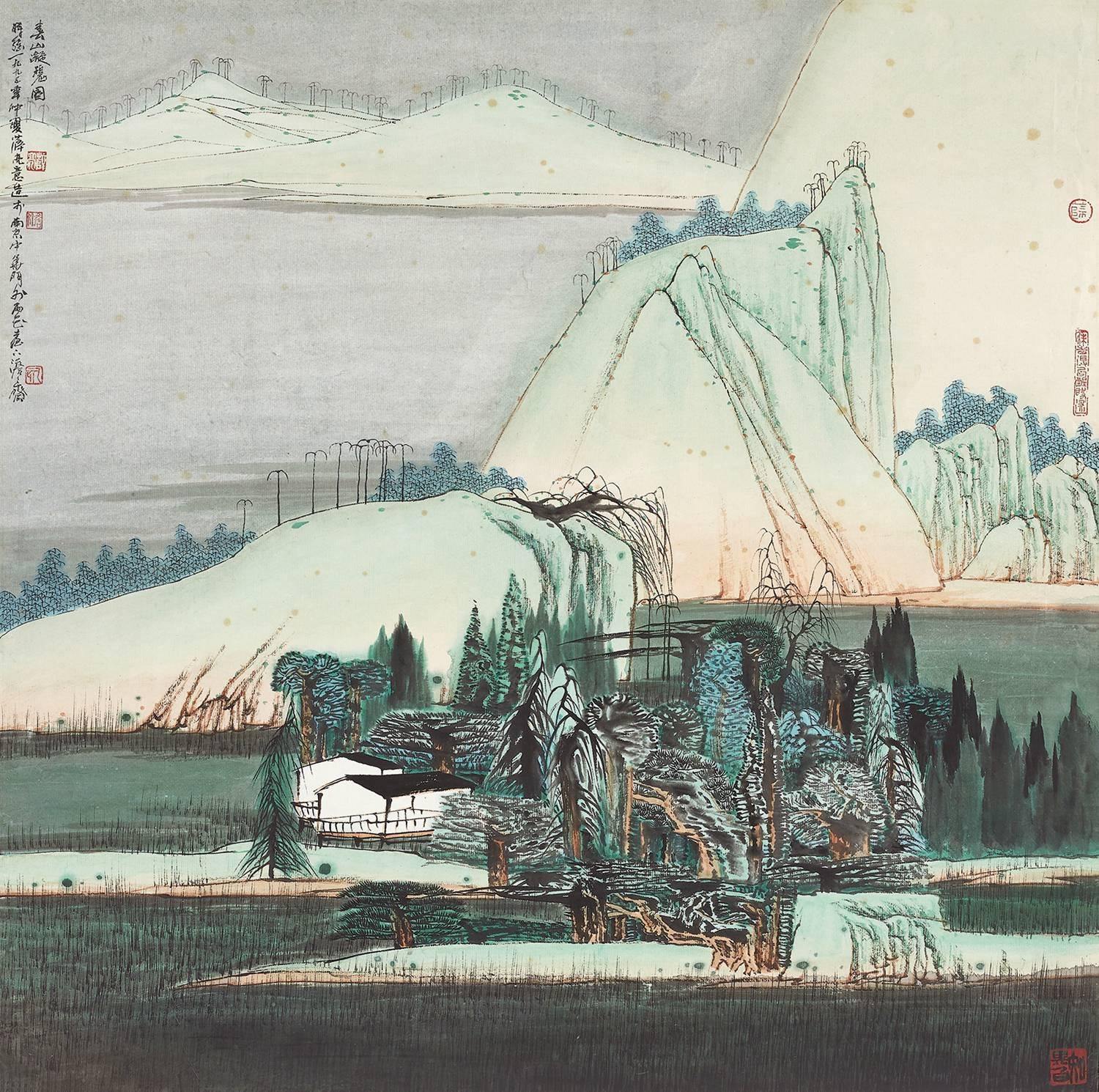 Xue Liang | Dwelling in the Mountains (1990) | MutualArt