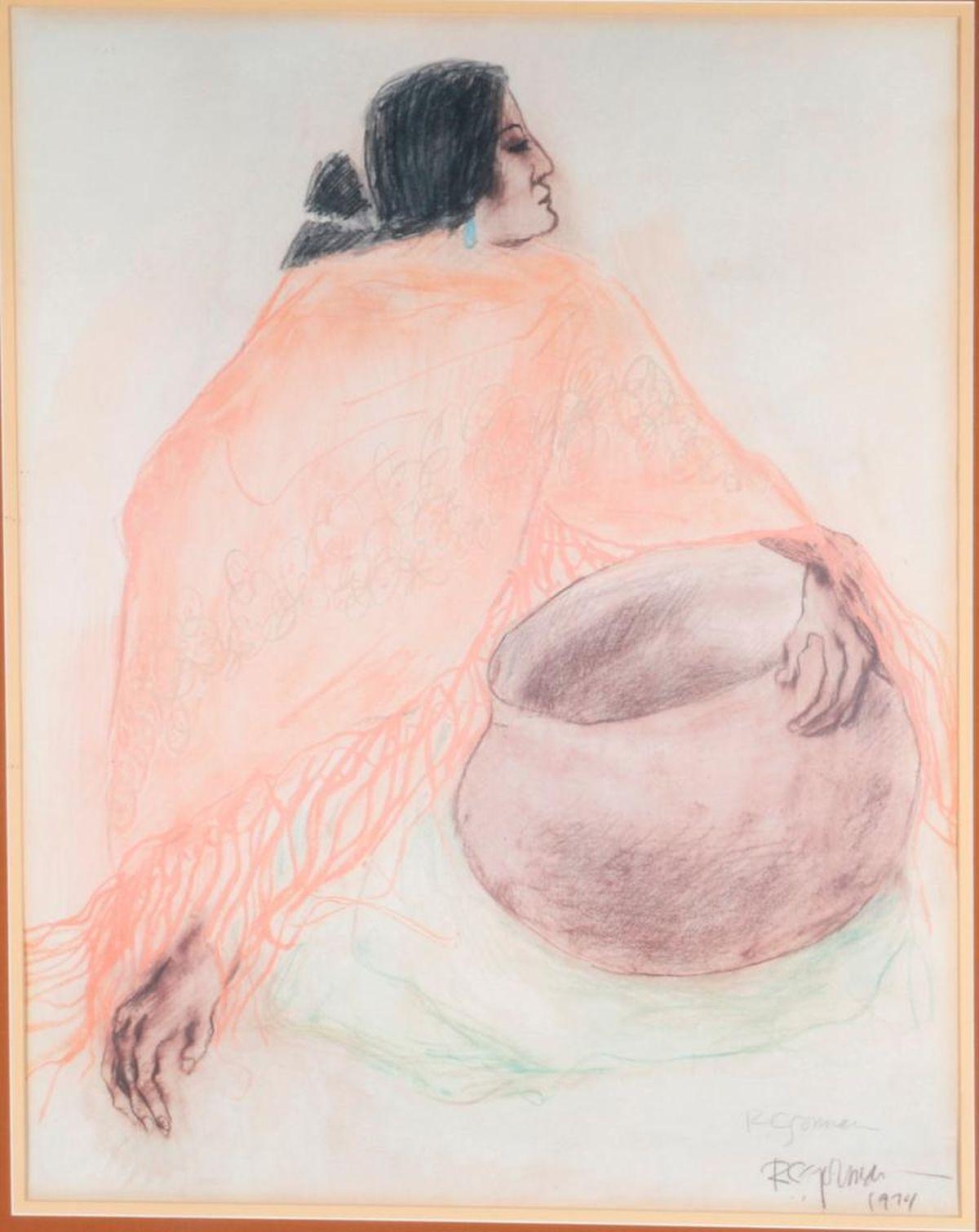 R.C. Gorman | Portrait (1977) | MutualArt