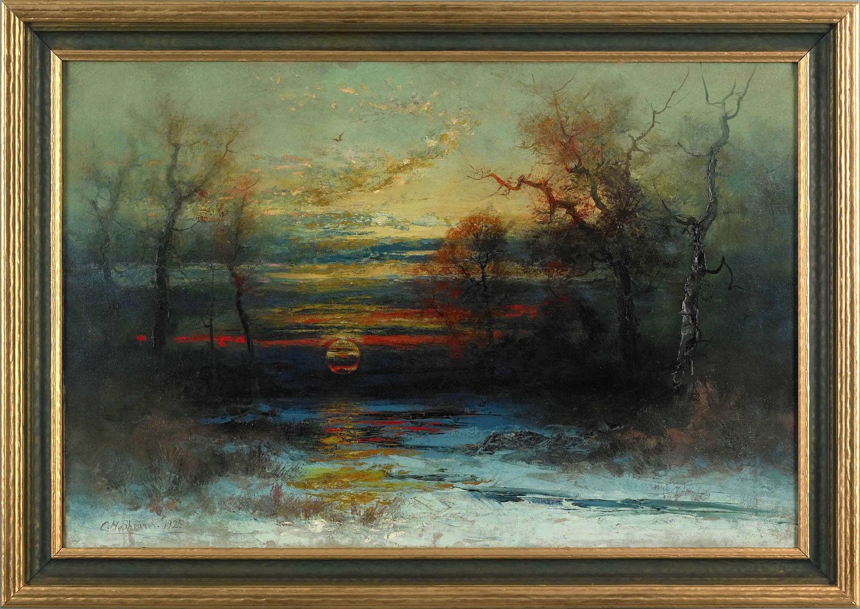 Christopher High Shearer | Winter landscape (1925) | MutualArt