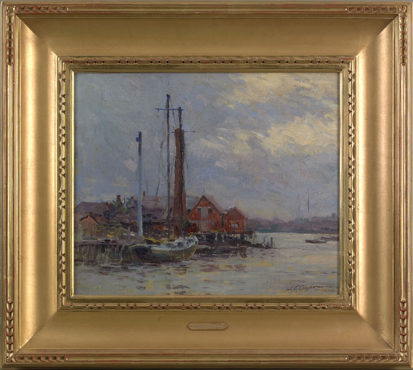 Joseph Conover Claghorn | Twilight, Gloucester Harbor | MutualArt