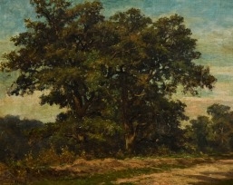 Auguste Allonge | Paysage de campagne (1871) | MutualArt