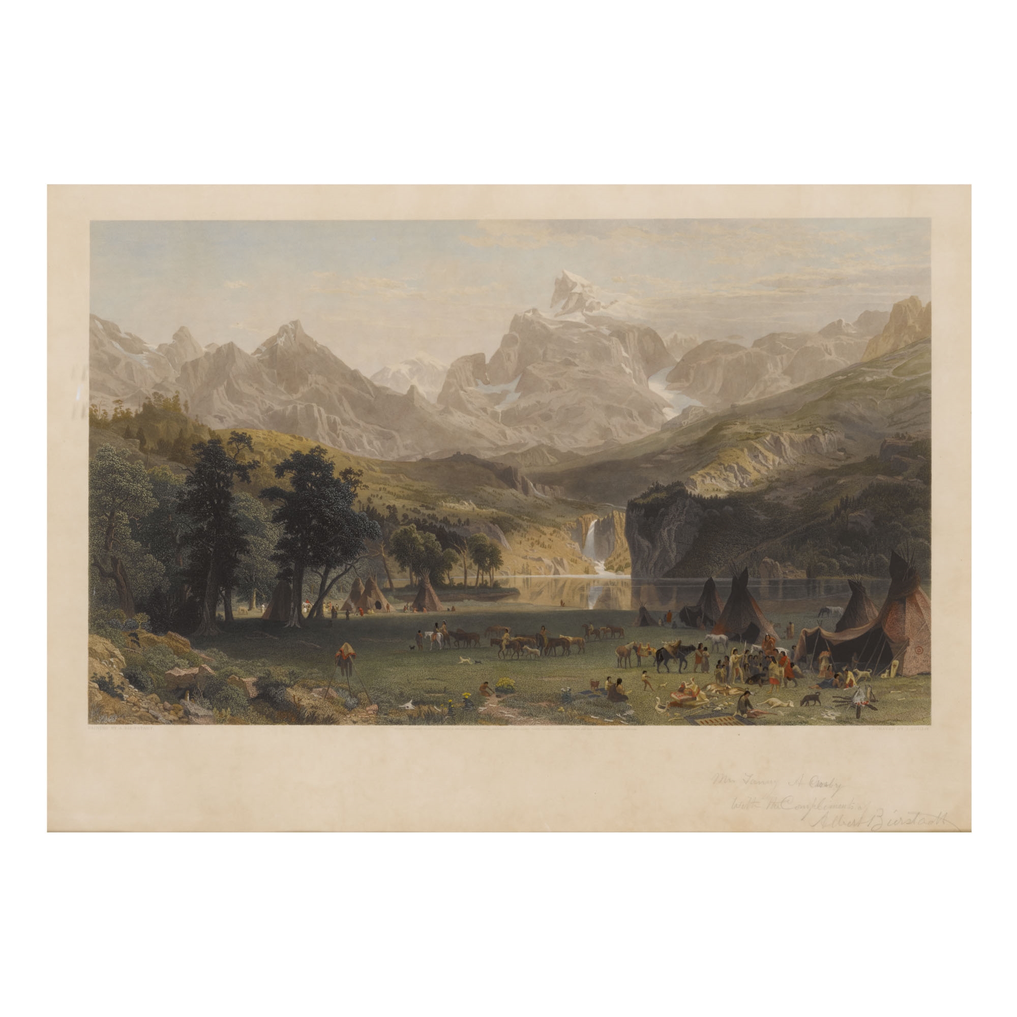 Albert Bierstadt | THE ROCKY MOUNTAINS (LANDER'S PEAK) (Circa 1866 ...