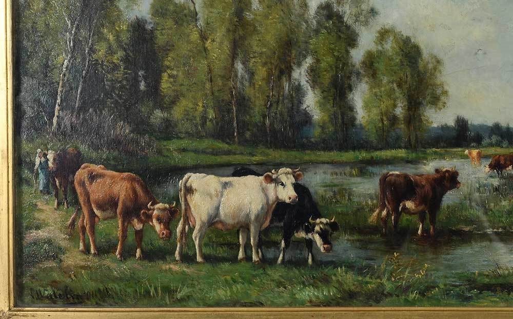 Louis-François-Victor Watelin | Normandy Pastures | MutualArt
