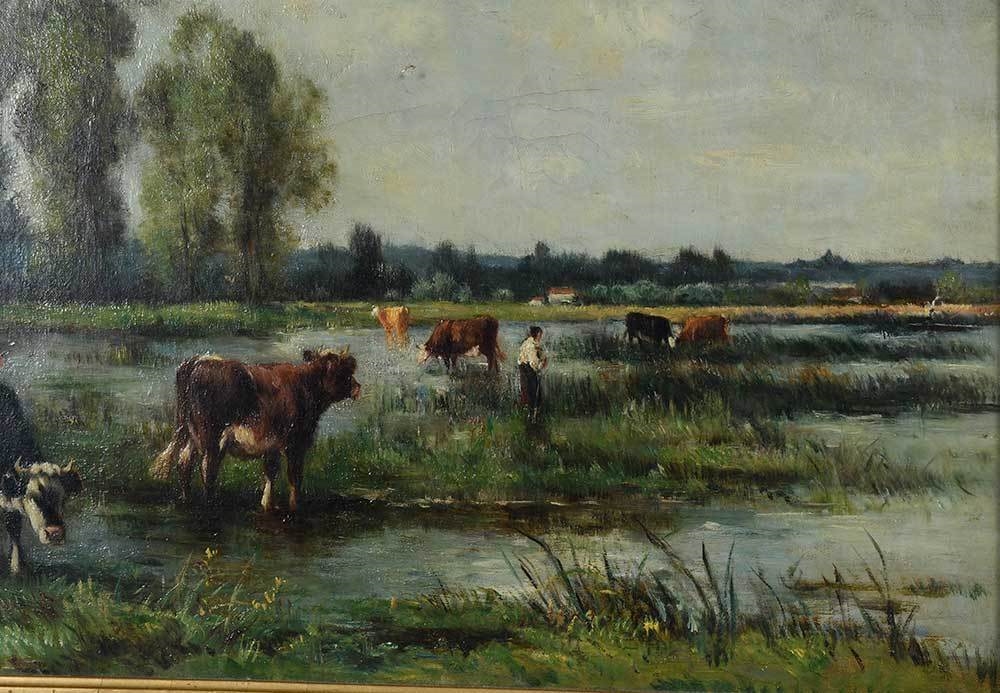 Louis-François-Victor Watelin | Normandy Pastures | MutualArt
