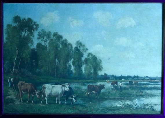 Louis-François-Victor Watelin | Normandy Pastures | MutualArt