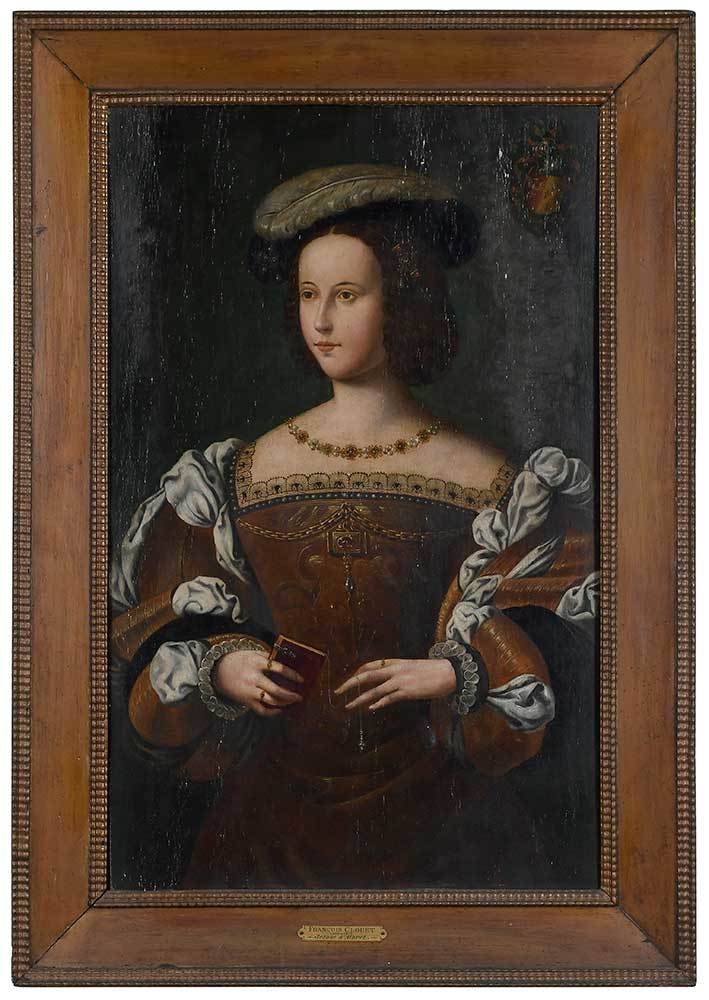 François Clouet | Portrait of a noble woman with a ruff (1529) | MutualArt