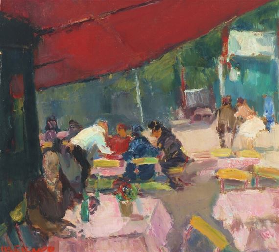 Ib Eisner | From a café on Dyrehavsbakken | MutualArt